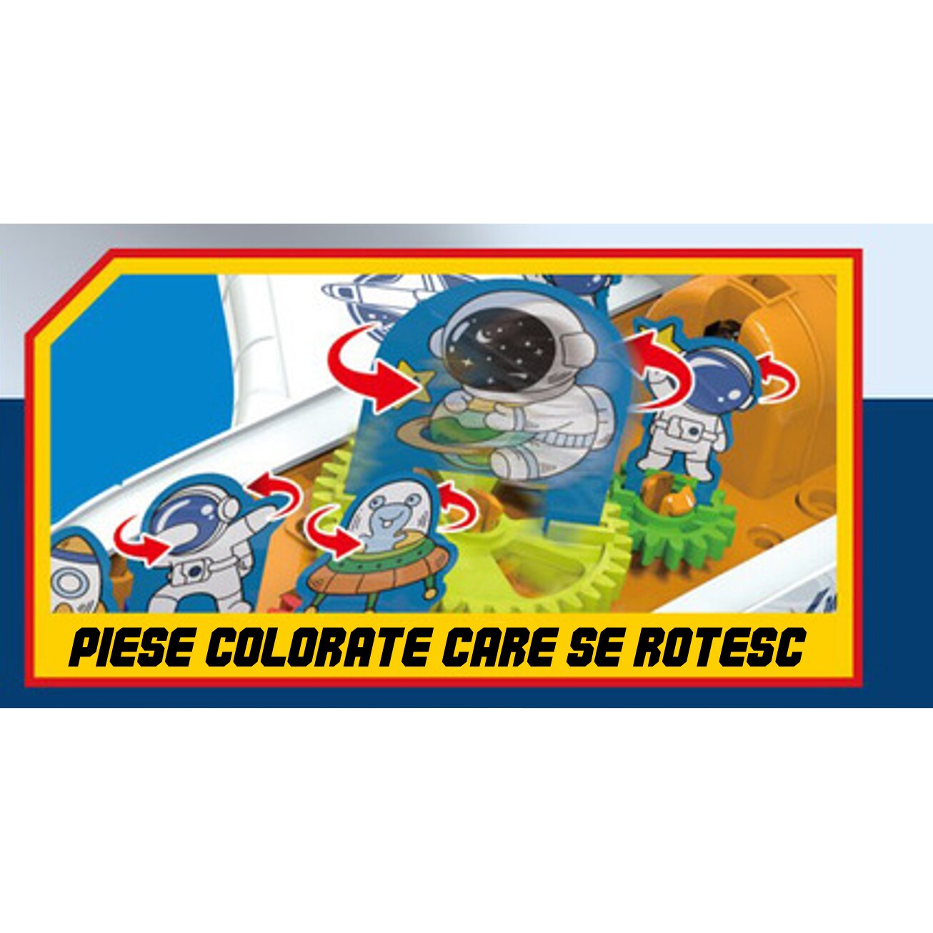 Jucarie Racheta Interactiv, Cu Sunete si Lumini, Multicolor, Marime 23. ...