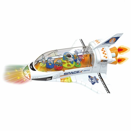 Jucarie Racheta Interactiv, Cu Sunete si Lumini, Multicolor, Marime 23. ...