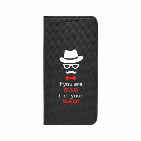 Калъф тип тефтер Unique за Oppo A53 5G, bad Dad, Magnetic Flip Case ...