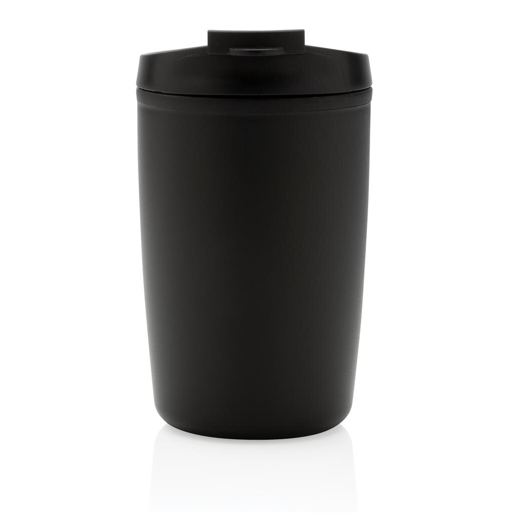 Cana cafea cu capac, Ronic, din plastic reciclat, 300 ml, negru - eMAG.ro