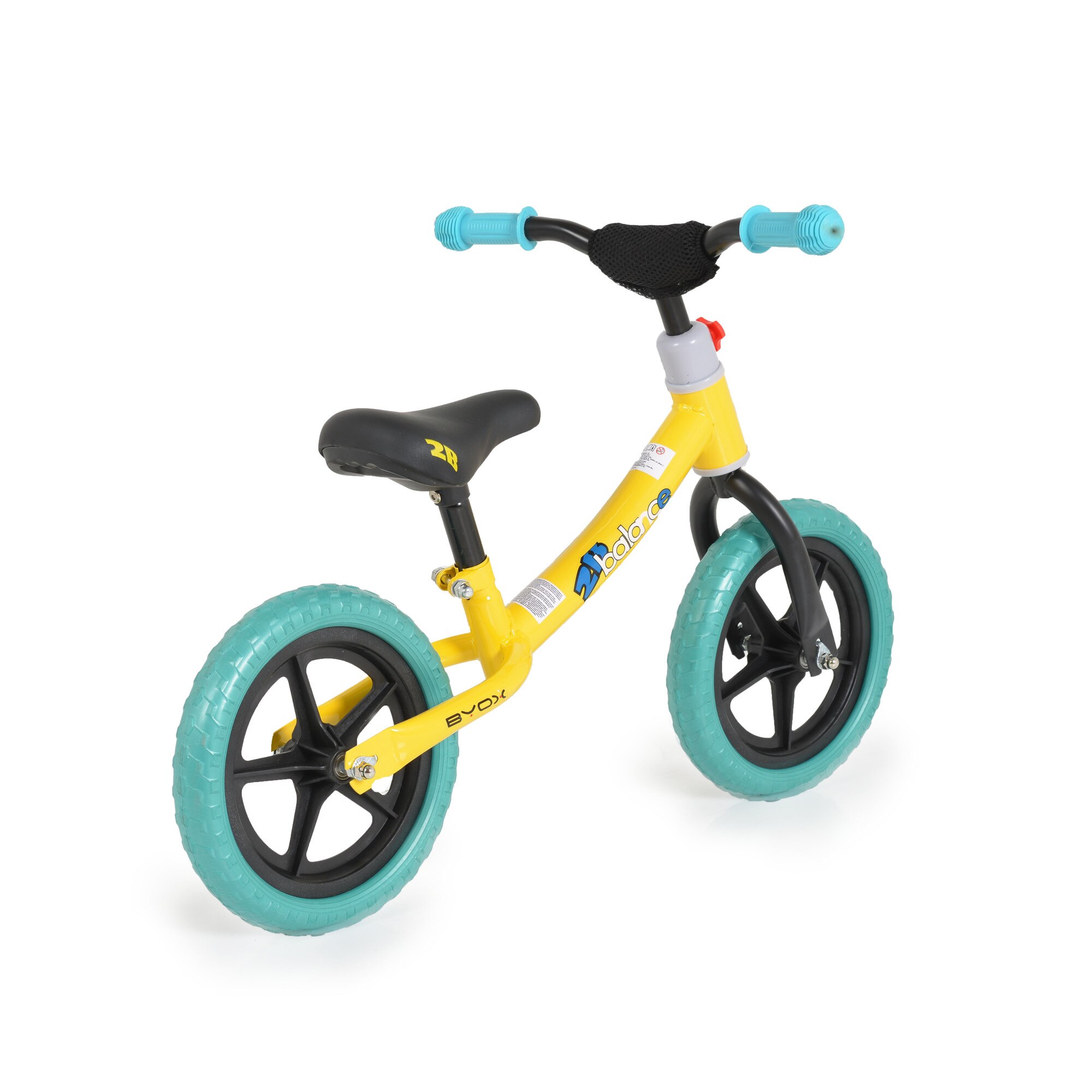Bicicleta de echilibru Byox 2B cu roti 12 inch, fara pedale, scaun si ...