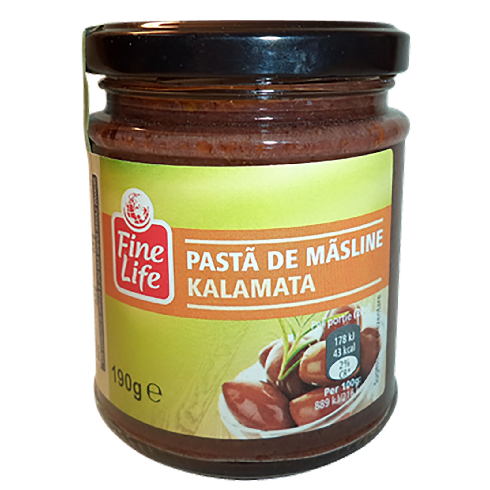 Pasta de masline Kalamata, Fine Life, 190 g - eMAG.ro