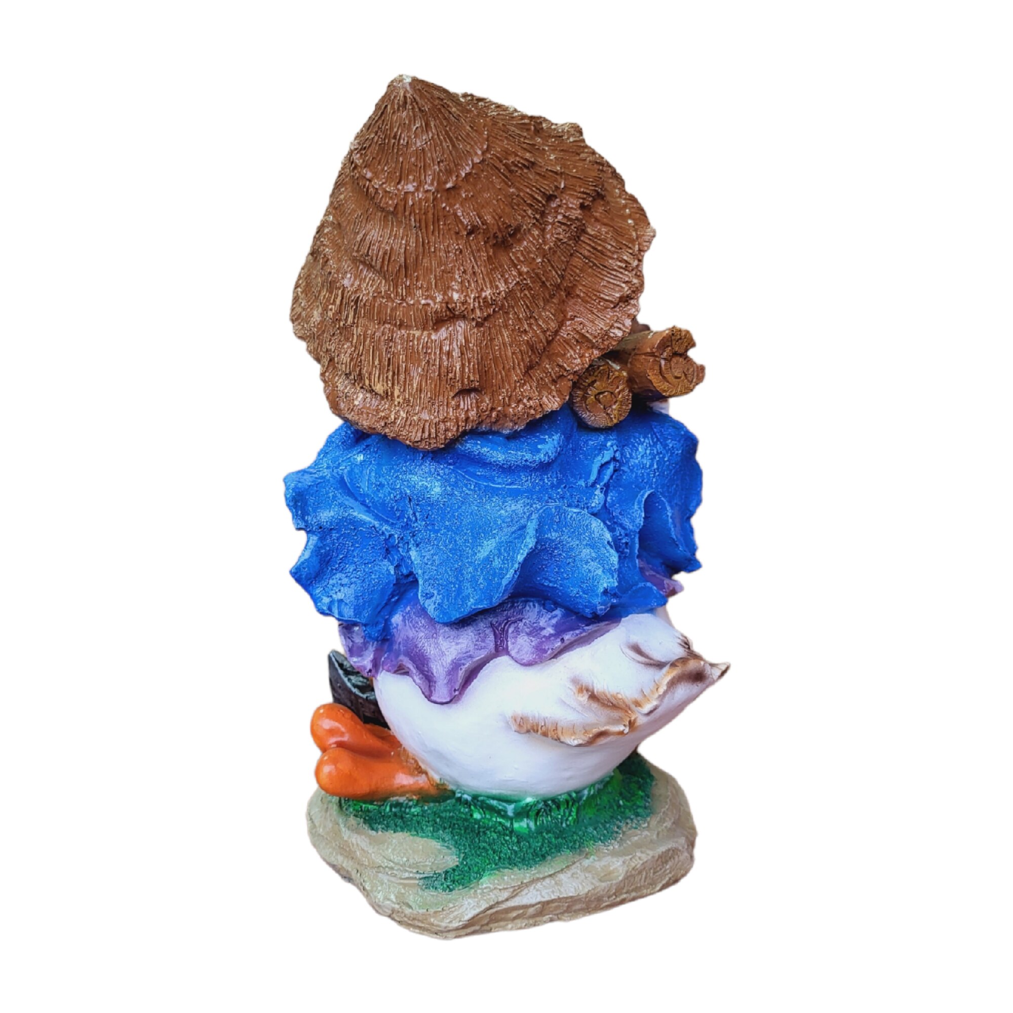 Figurina de gradina Rata, polystone, pictata manual, inaltime 38 cm ...
