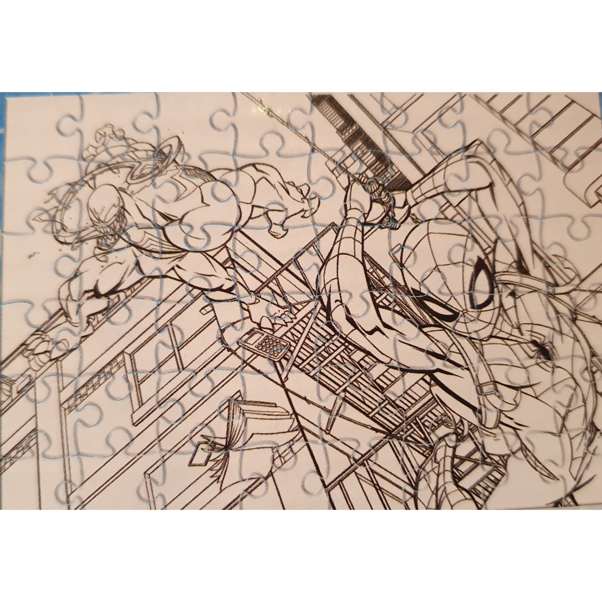 Puzzle de colorat, 48 piese, 50*35 cm, Spiderman - eMAG.ro