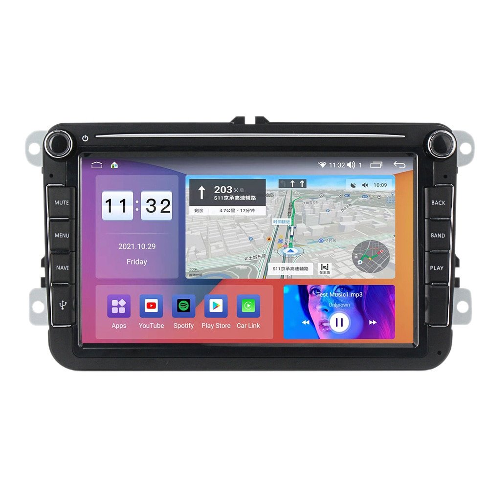 Navigatie dedicata VW Tiguan 2007-2016, NAVI-IT Android 12, 2 GB RAM 16 ...