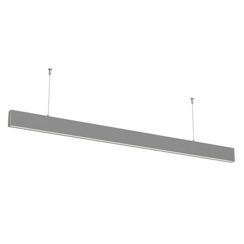 Corp de iluminat led linear suspendat argintiu non-linkable 50W AC200 ...