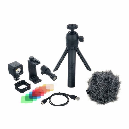 Kit Rode Vlogger USB-C, VideoMic Me-C, Tripod 2, SmartGrip si MicroLED ...