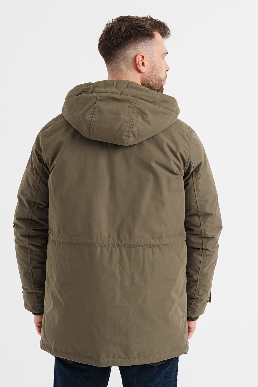 Produkt by Jack & Jones, Geaca cu buzunare frontale Luke, Verde feriga ...