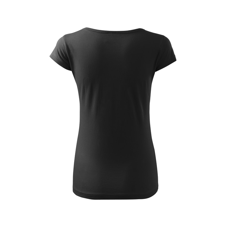 Tricou personalizat cu textul Santa Music Rock, Pentru Dama, Negru, S ...