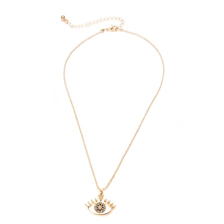 Lantisor Eye, Visages, Auriu, Aliaj Metalic - eMAG.ro