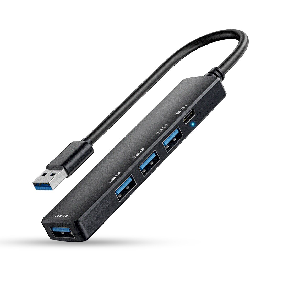 Hub USB 5 in 1 Tip C / USB 3.0., Adaptor Multiport Cu Protectie ...