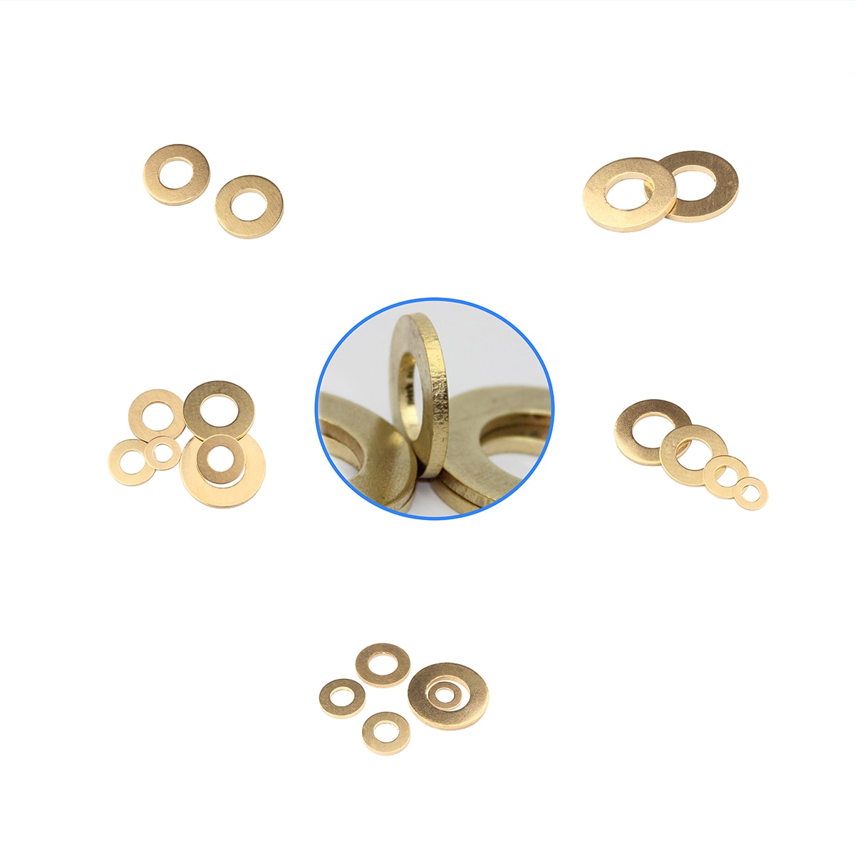 Set saibe plate, SIPENOUGH, Cupru, M5/M6/M8/M10/M12/M14/M16/M20, 300buc ...