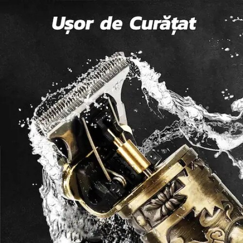 Masina De Tuns Profesionala, Pentru Barba, Contur, Fara Fir, Lame Inox ...