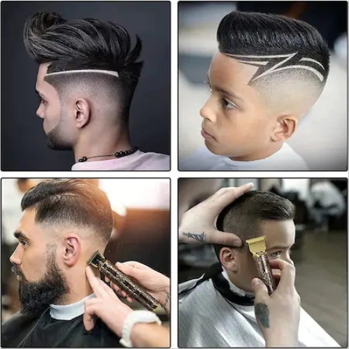 Masina De Tuns Profesionala, Pentru Barba, Contur, Fara Fir, Lame Inox ...