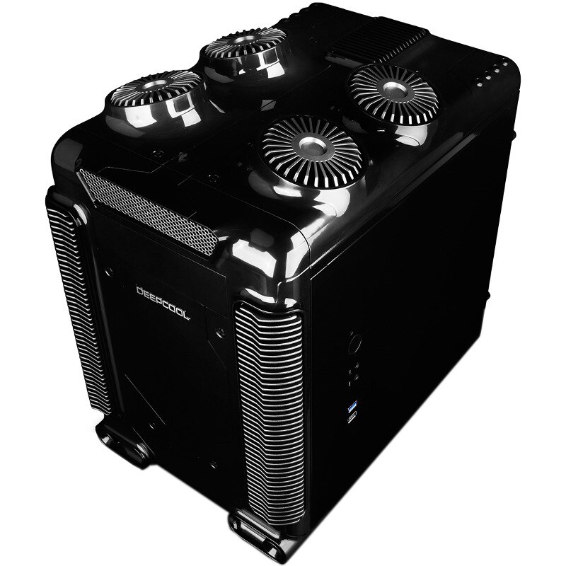 Carcasa Deepcool Steam Castle BKS, mATX Cube Case, fara sursa, negru ...