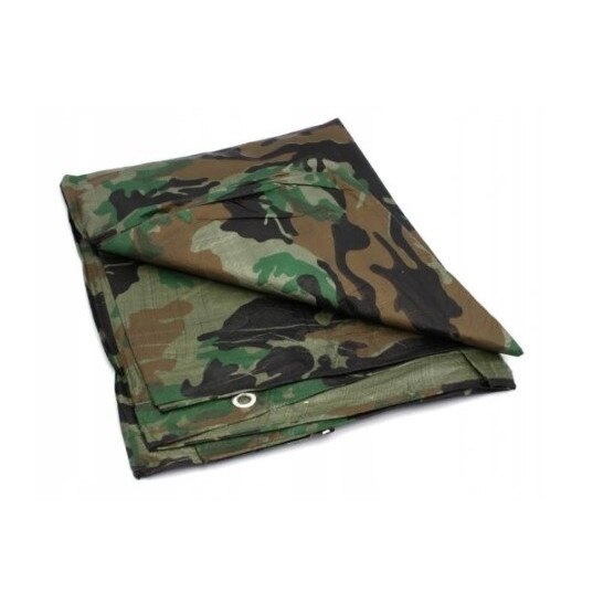 Prelata impermeabila, HDPE, 2 x 3 m, Camuflaj verde - eMAG.ro