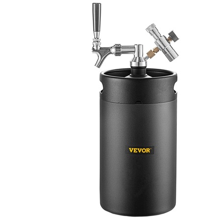 Butoi inoxidabil cu dozator sub presiune pentru bere 8 l, negru - eMAG.ro