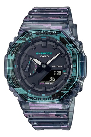 Casio, Ceas cronograf G-Shock, Bleumarin, Purpuriu - eMAG.ro