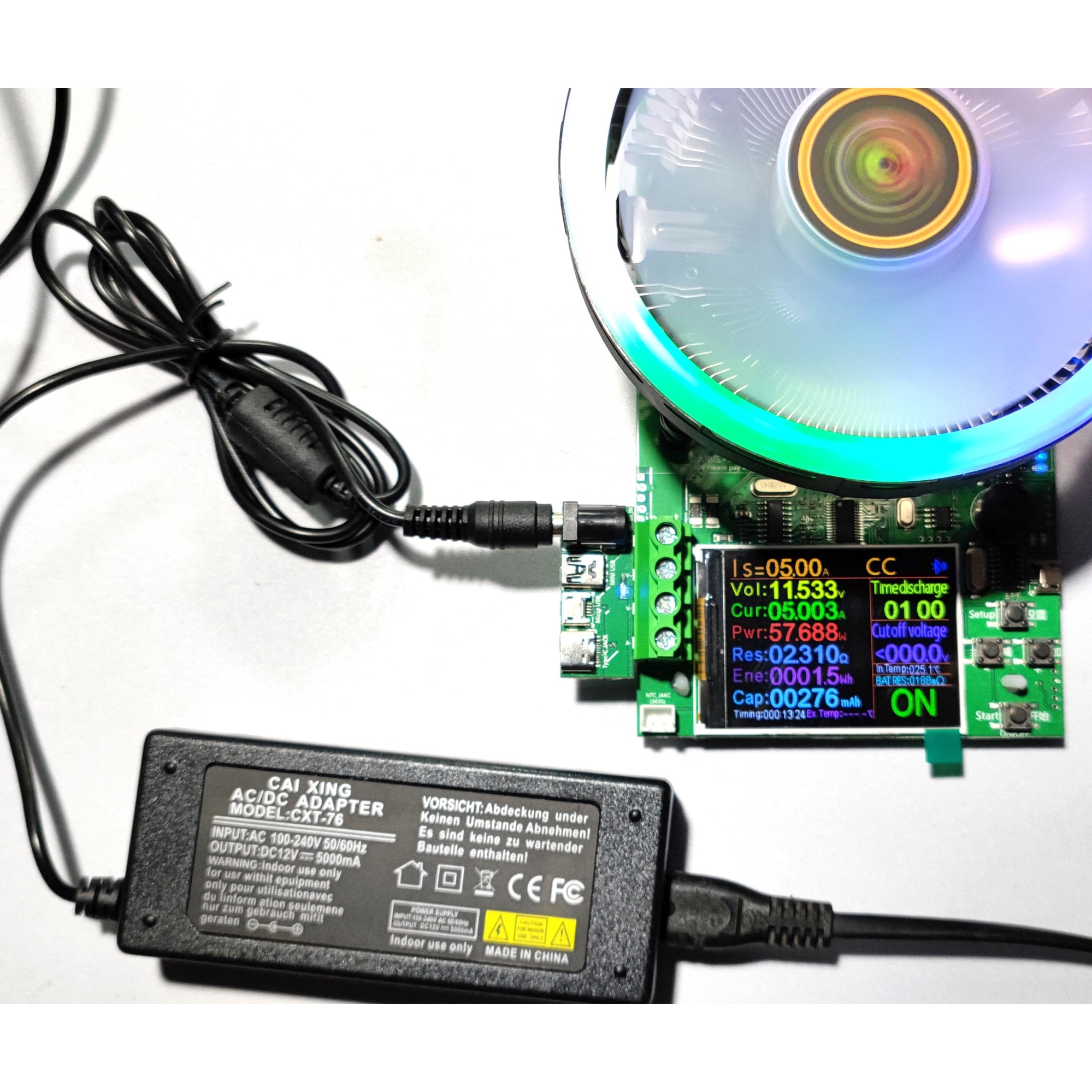 Alimentator sursa 12v 5A cu conector 5.5x2.1 mm - eMAG.ro