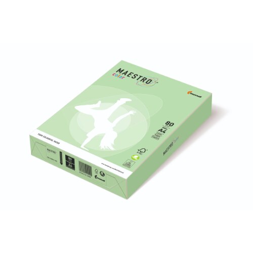 Top hartie colorata, Maestro, A4, 500 coli, Verde deschis - eMAG.ro