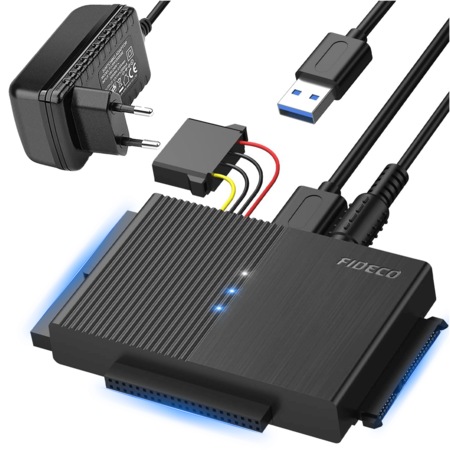 Adaptor USB 3.0 la IDE SATA - Suport HDD SSD 2.5" 3.5" pana la 16TB ...