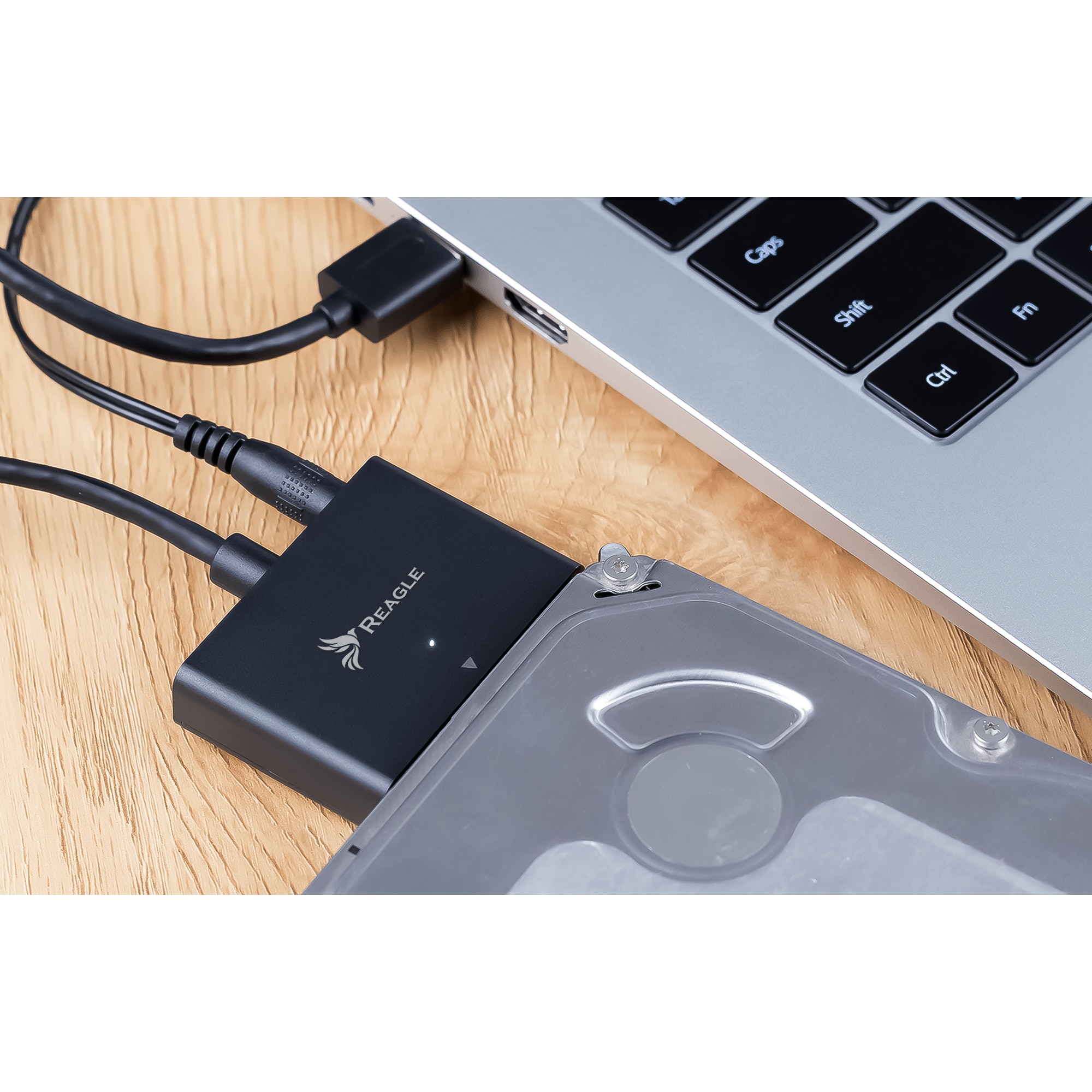 Adaptor USB la SATA pentru HDD SSD 25 35 inch compatibil pana la 12TB ...