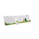 Kit tastatura si mouse Wireless MYRIA MY8529, USB, alb - eMAG.ro