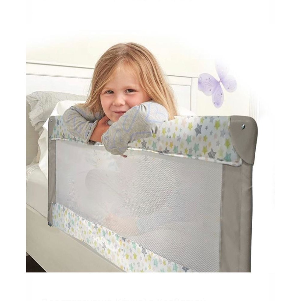 Protectie Pat Rabatabil pentru Bebelusi, Gri, 120x43,5 cm - eMAG.ro