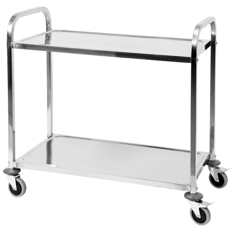 Carucior de chelner 2-raft 90 kg otel Yato YG-09095 - eMAG.ro