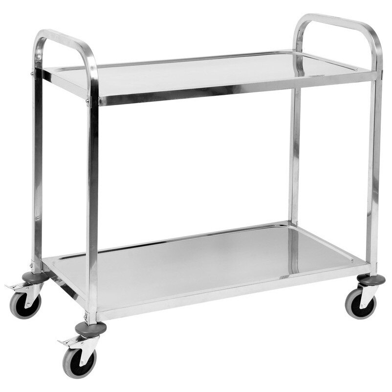Carucior de chelner 2-raft 90 kg otel Yato YG-09095 - eMAG.ro