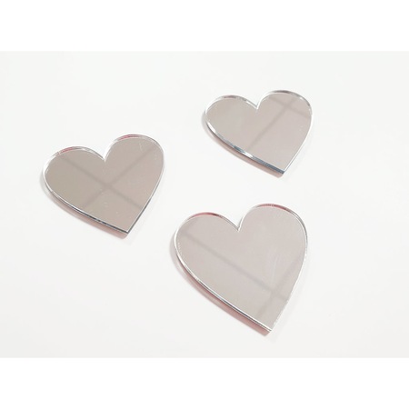 Set 100 Oglinzi Autoadezive Pentru Decorarea Peretilor Luxer, Forma ...