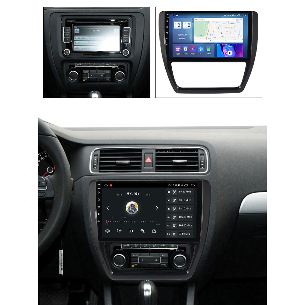 Navigatie dedicata Volkswagen Jetta 2012-2016, NAVI-IT, 4 GB RAM 32 ROM ...