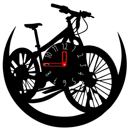 Ceas metalic, Bicicleta, Model-1913-1, 390*390mm - eMAG.ro