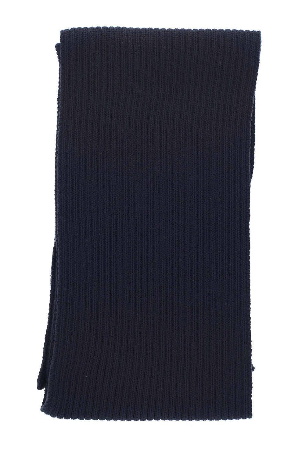 Lee Cooper, Fular tricotat cu logo brodat, Albastru marin - eMAG.ro