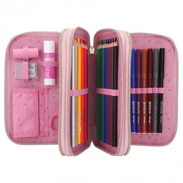 Penar echipat Top Model Corgi, cu 3 compartimente, 20 x 13 x 7.5 cm ...