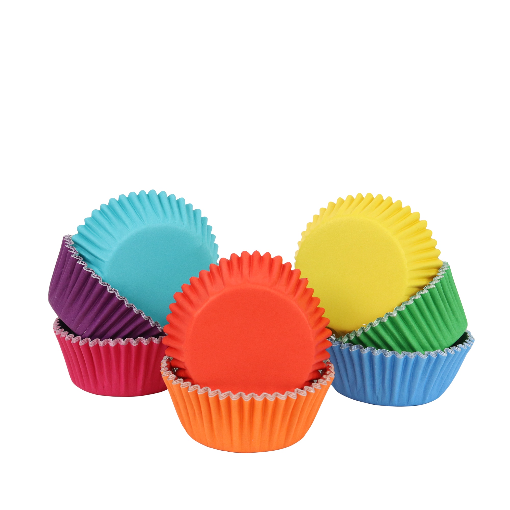 Szivárványos metál cupcake papírok 100 db, PME - eMAG.hu