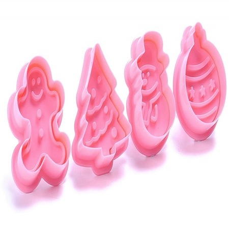 Set 4 forme pentru biscuiti model craciun - eMAG.ro