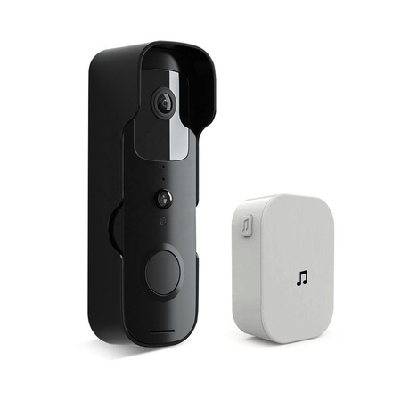 Sonerie video cu emitator, Wireless, Full HD 1080p, Smart compatibila ...