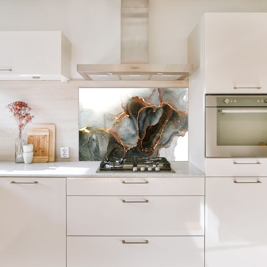 Panou Sticla Bucatarie, Dreamy Abstract, 70x100cm - eMAG.ro