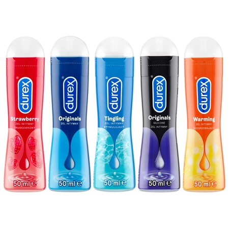 Set 5 geluri intime, Durex, 50ml - eMAG.ro