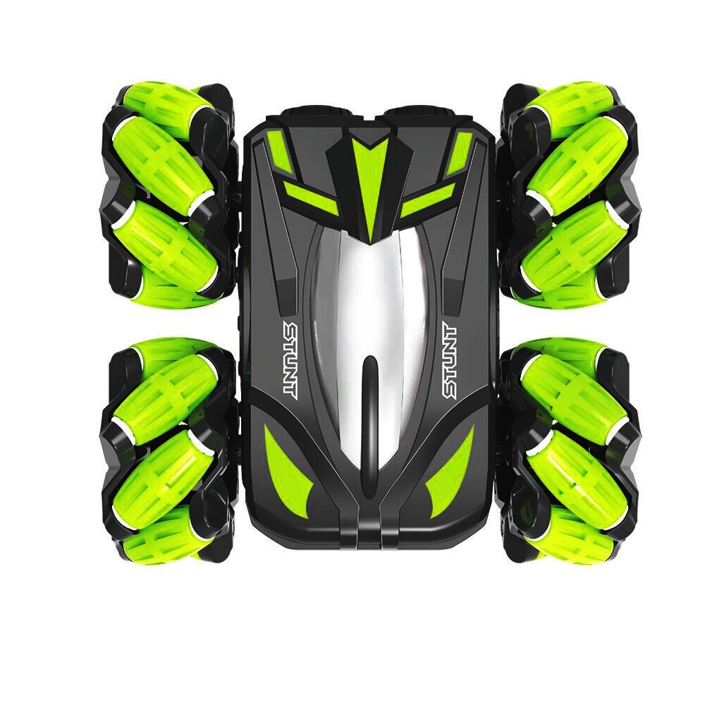 Masina cu Telecomanda Stunt Car, 2.4 GHz, 4WD, Rotatie 360°, Verde ...