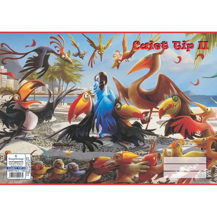 Set Caiet TIP 2, coperta policromie, 5buc - eMAG.ro