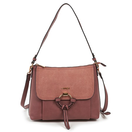 Geanta de umar dama, Verde, Piele ecologica, 30cm, Mov - eMAG.ro