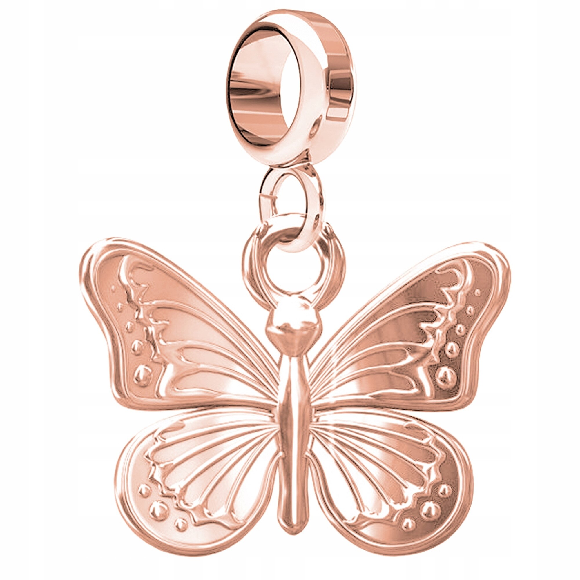 Pandantiv Charms, Larezo, fluture, aur roz, argint 925, 2.1 cm - eMAG.ro