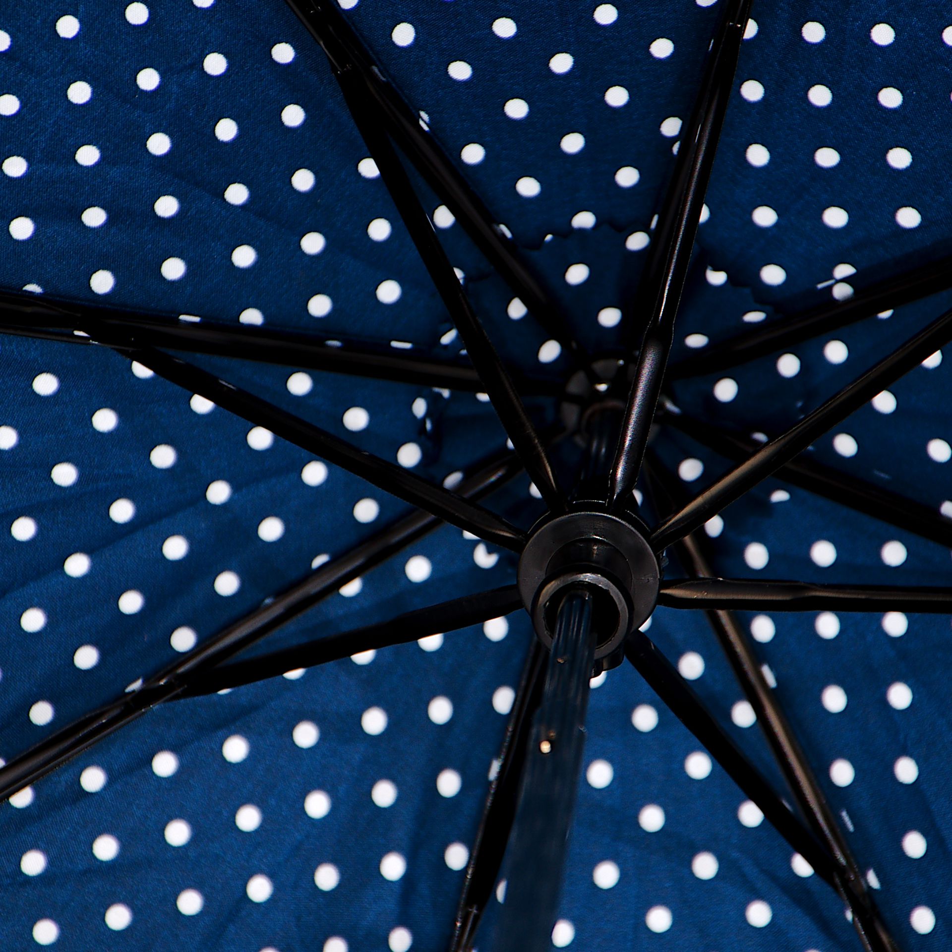 Umbrela pliabila, Captain Mike, Poliester, Bleumarin - eMAG.ro