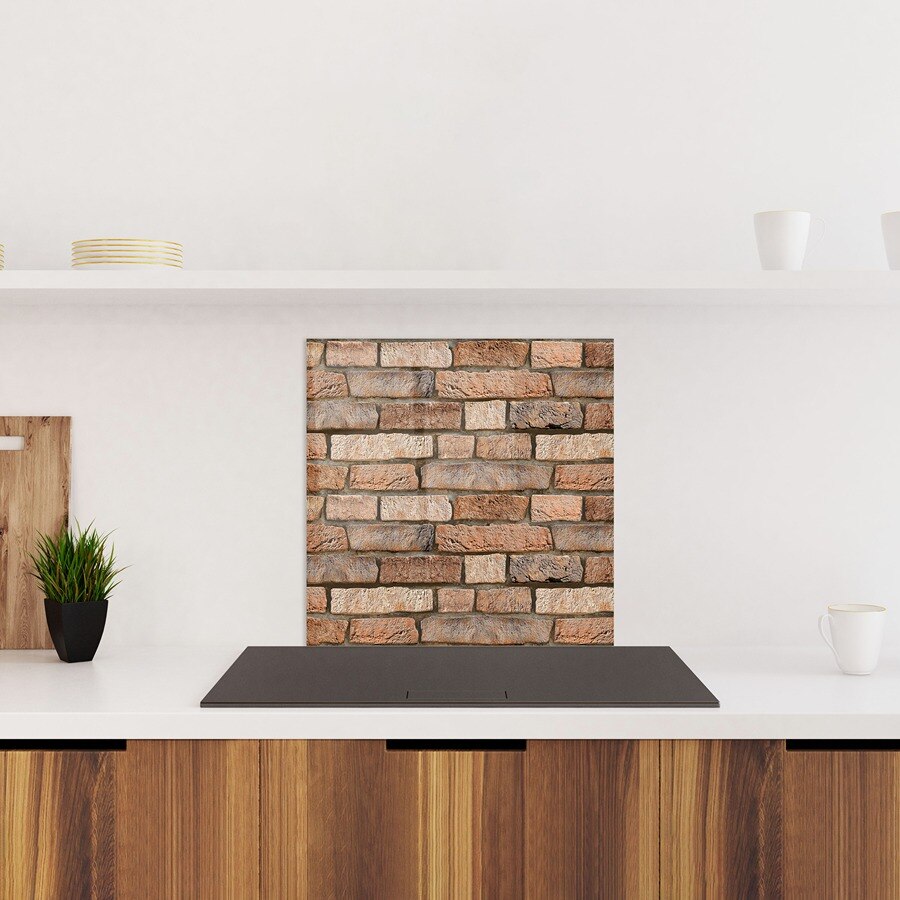 Panou Sticla Bucatarie, Bricks, 60x60cm - eMAG.ro