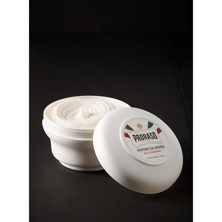 Sapun de Barbierit Proraso cu Extract de Ovaz si Ceai Verde, 150 ml ...