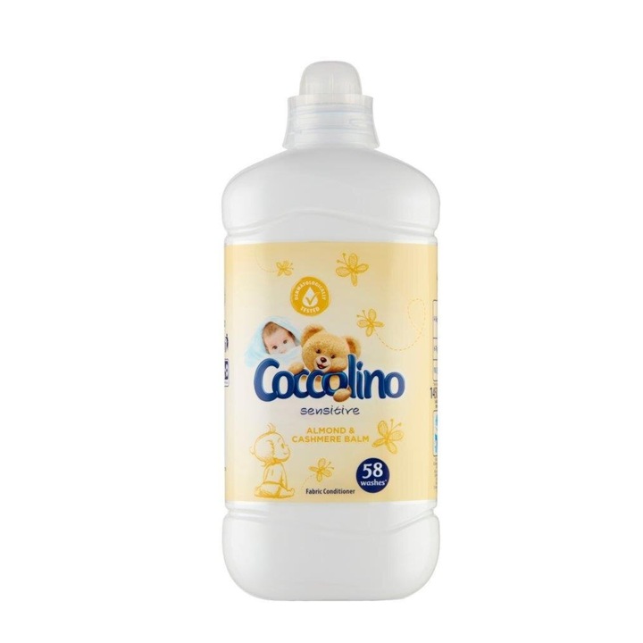 Балсам за пране Coccolino, Sensitive Pure, Almond & Cashmere, 58 ...