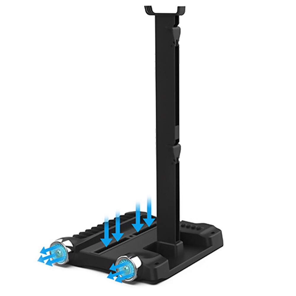 Suport de racire PS5 cu 2 ventilatoare, viteza 4000rpm, statie de ...