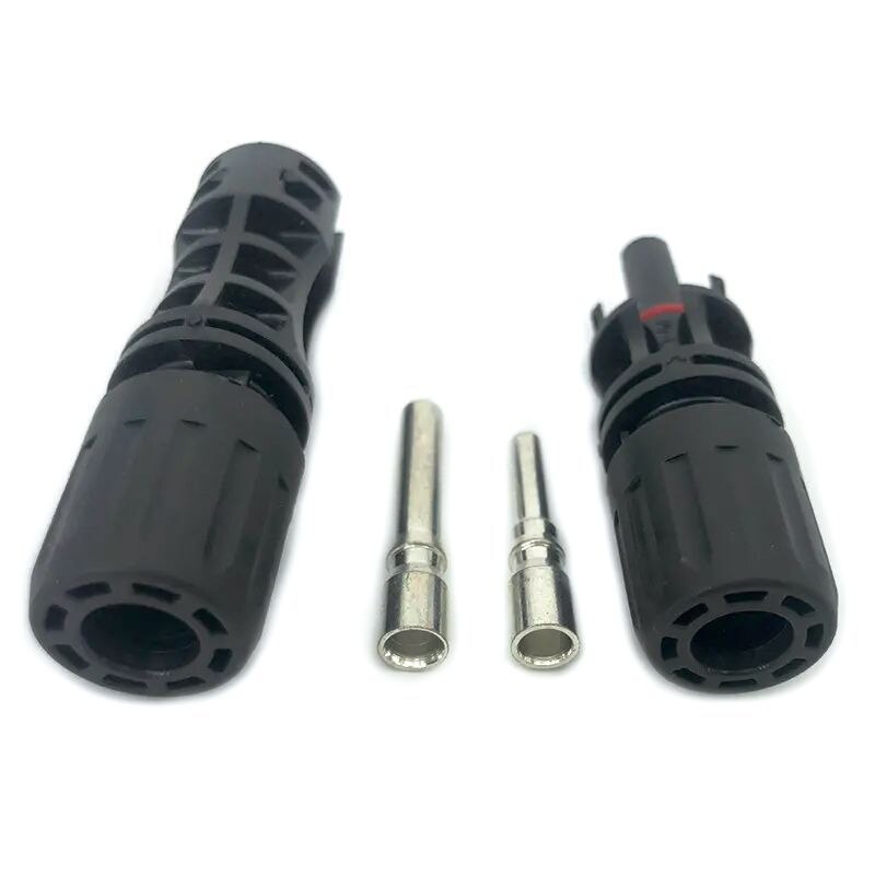 Set conectori solari, MC4 pereche mama tata, pentru cablu solar 10mmp, curent nominal 50A ...